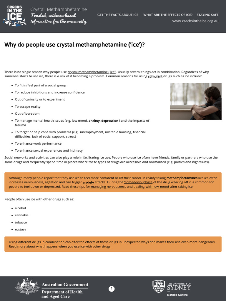 Why Do People Use Ice | PDF | Anxiety | Emotions