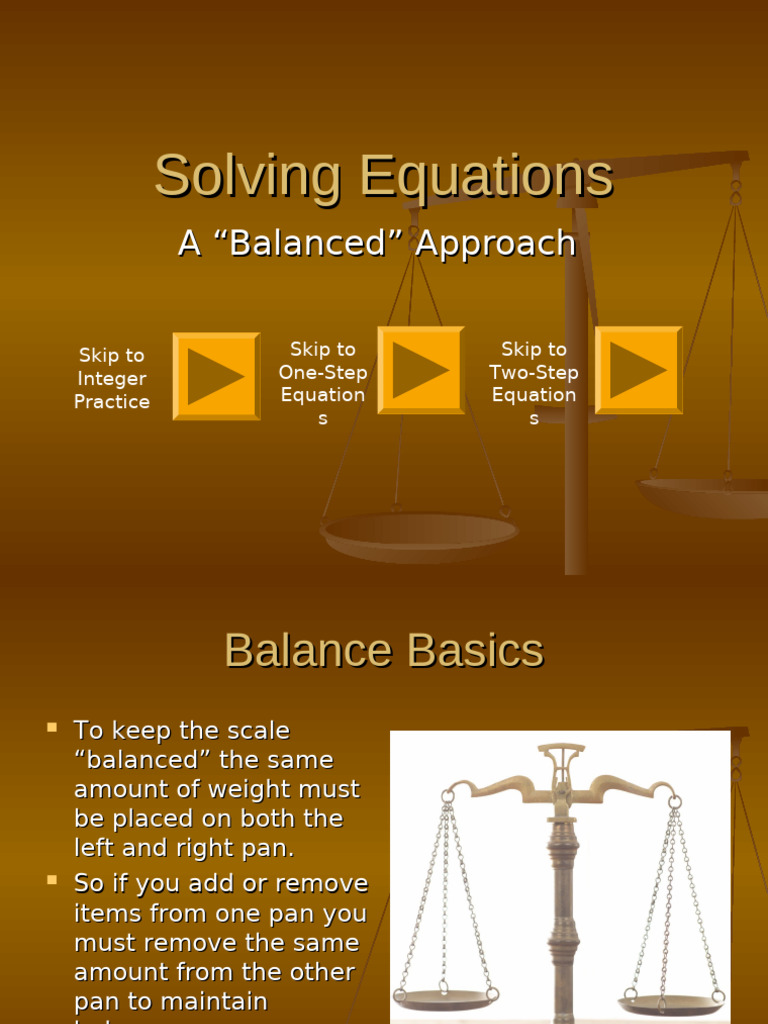Mastering Equation Solving Techniques | PDF | Equations | Mathematics