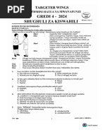 Grade 5 Kiswahili CBC Notes PDF | PDF