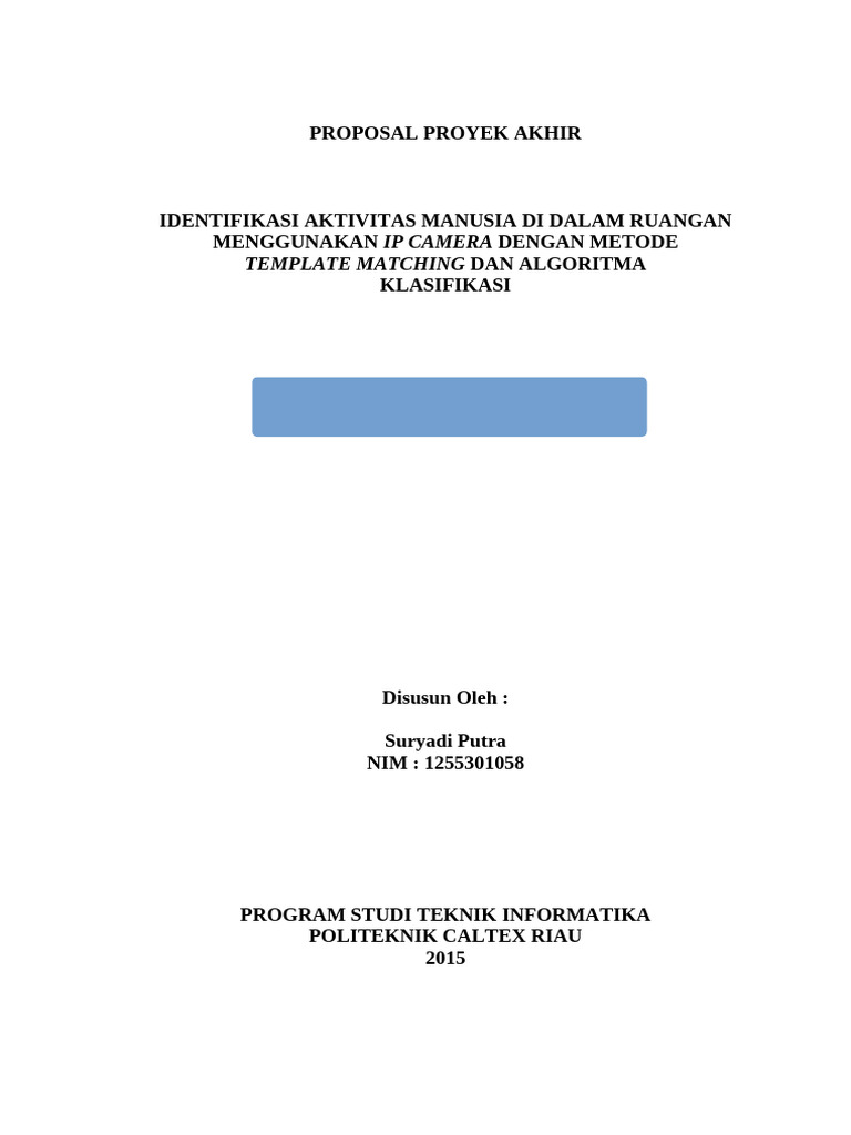 Proposal PA SuryadiPutra NewTemplate Rev 1 | PDF | Komputer