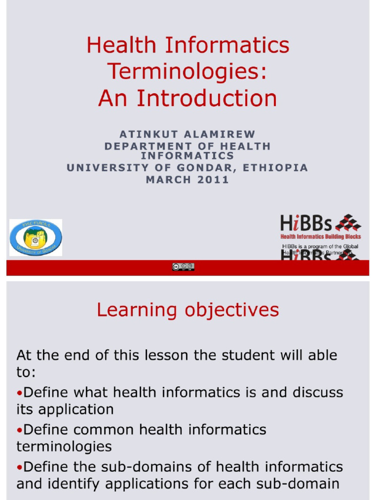 Introduction To Health Informatics | PDF