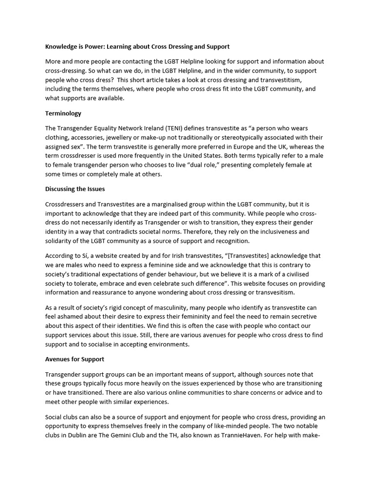 Attachment - Knowledge Is Power Learning About Cross Dressing and ...