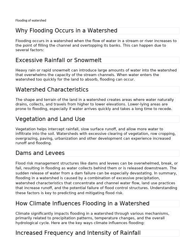 Hydrology 003 Topics Compiled | PDF | Flood | Surface Runoff