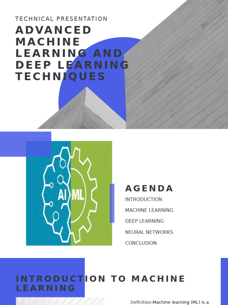 Advanced Machine Learning and Deep Learning Techniques | PDF | Machine Learning | Artificial ...