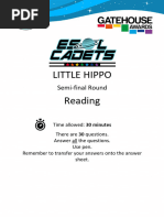 Hippo Sample Test | PDF