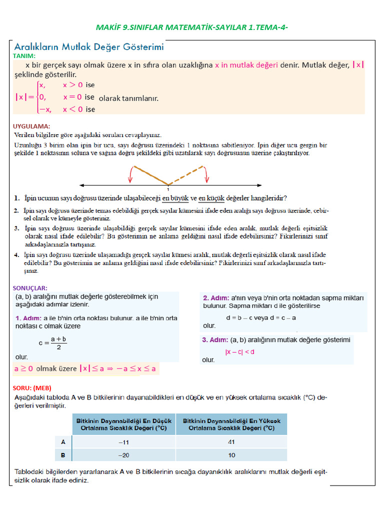 Sayilar 1.tema-4 | PDF