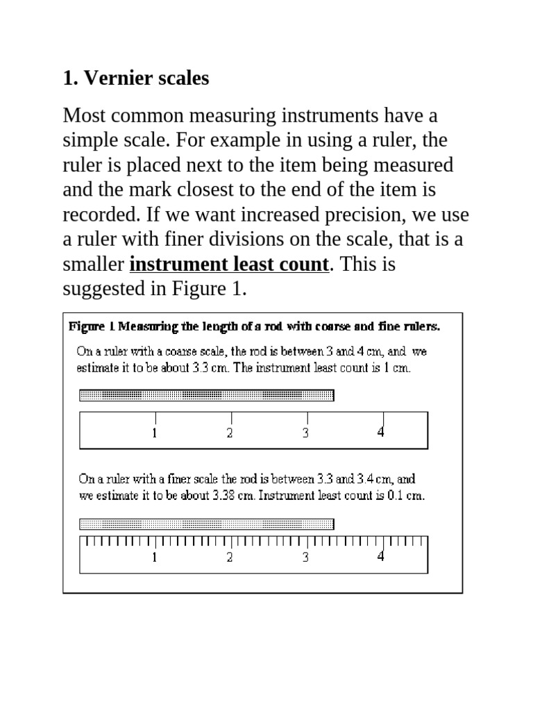 vernier-scales | PDF