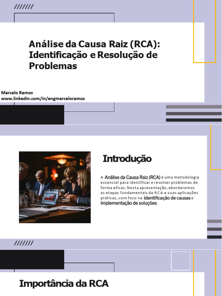 Análise de Causa Raiz - RCA | PDF