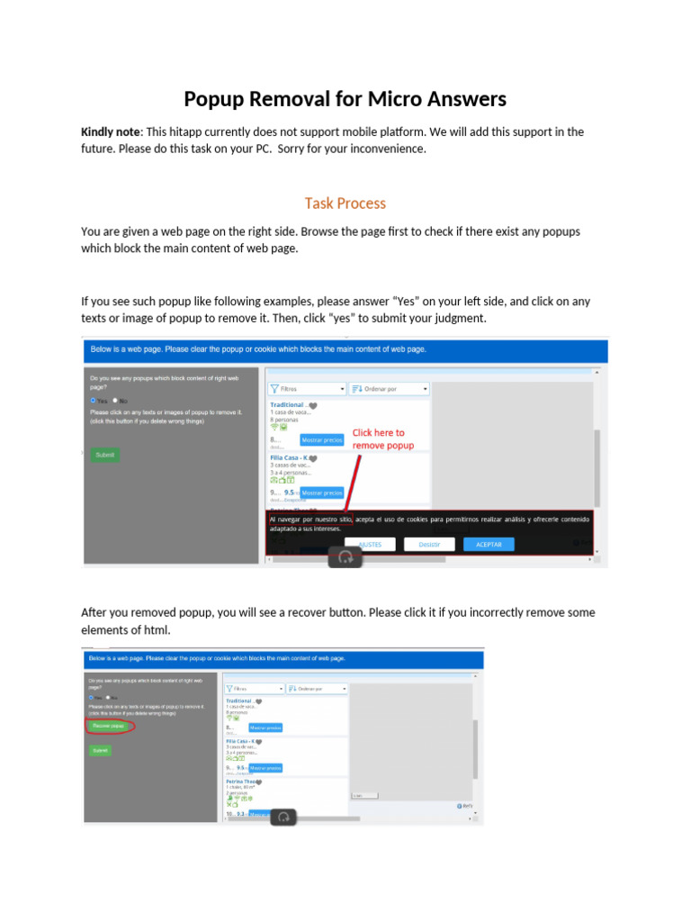 Popup Removal For Micro Answers | PDF | Career & Growth