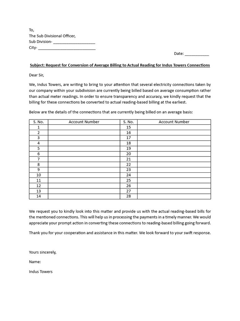 Average Billing Application | PDF