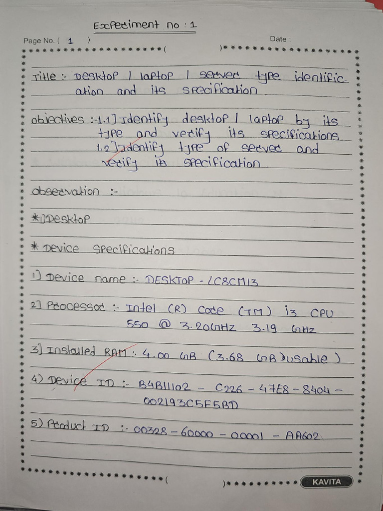 Workshop Practice Experiment No 1 | PDF