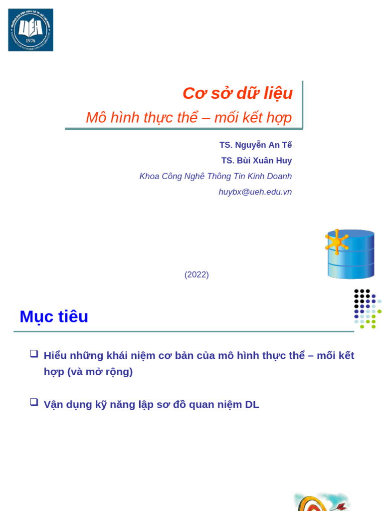 CSDL - Ch2.Mo Hinh ER | PDF