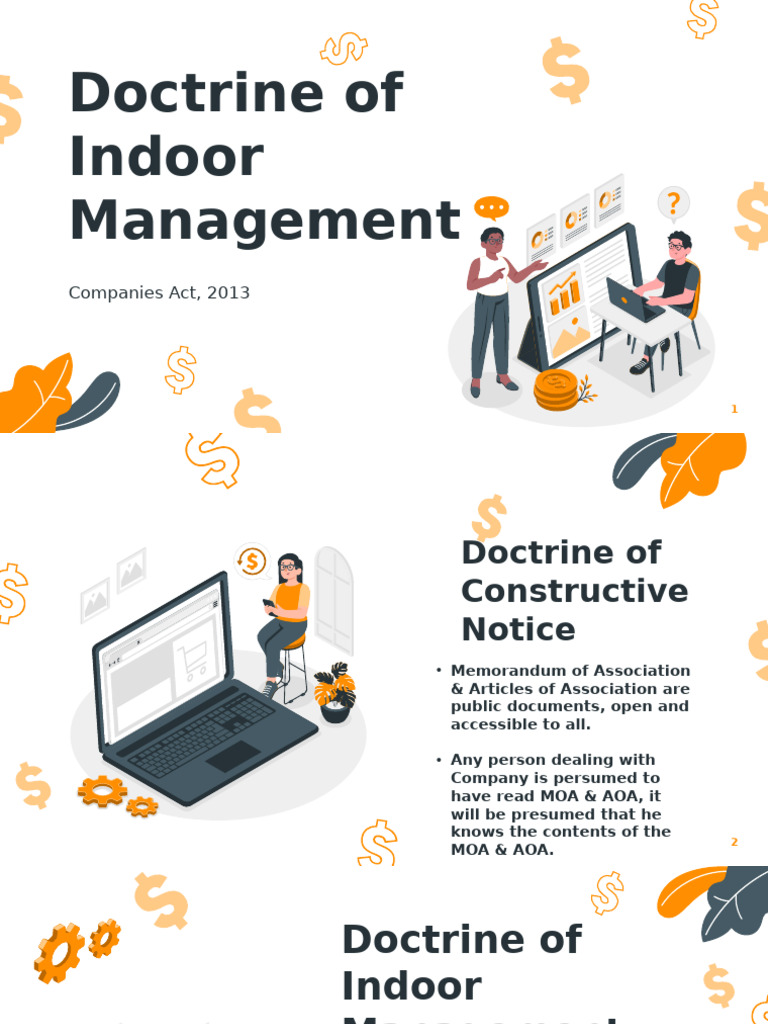 Doctrine of Indoor Mgmt-1 | PDF | Civil Law (Legal System) | Private Law