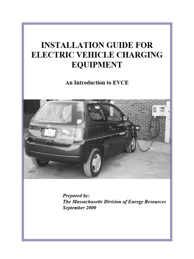 EV Charger Manual | PDF | Electric Vehicle | Electrical Engineering