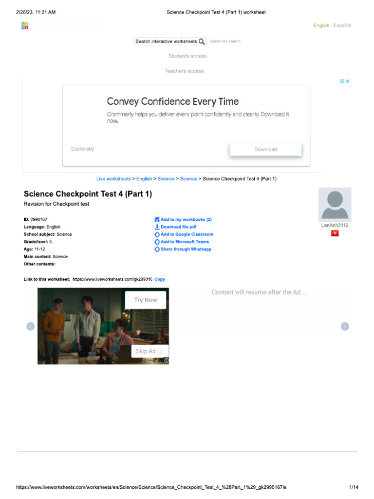 Science (STD 4) Q1 | PDF