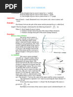 Class 12 Concave Mirror Experiment | PDF | Glass Engineering And Science | Electromagnetic Radiation