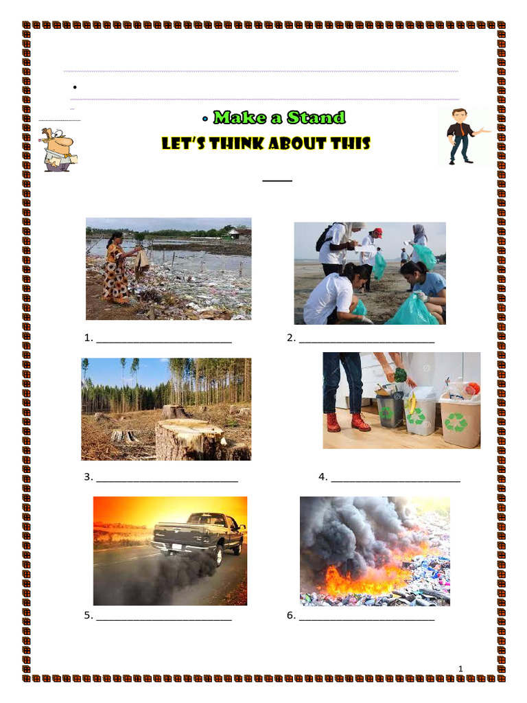 LS1 Eng. - Worksheets (Make Stand) | PDF | Learning | Environmental Issues