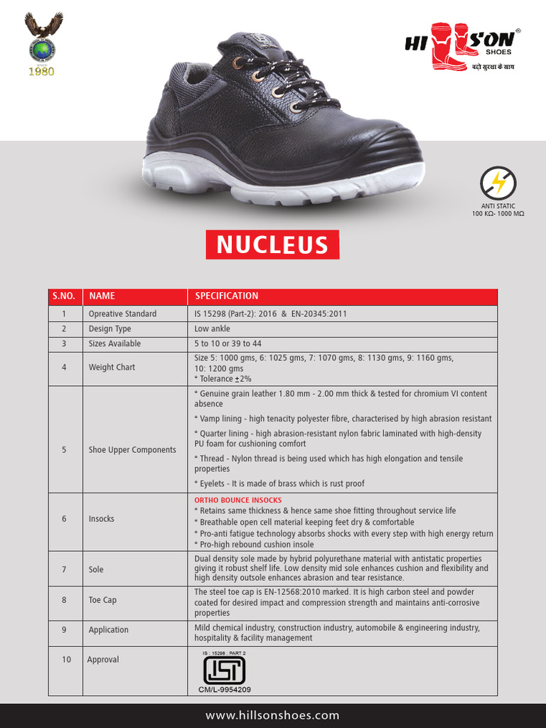 Nucleus (1) (1) (1) | PDF | Shoe | Polyurethane