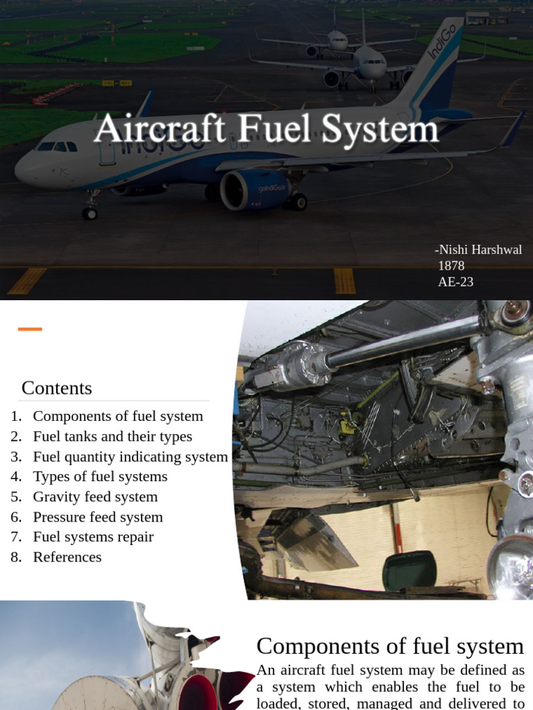 Aircraft Fuel System Overview | PDF | Aviation | Aircraft