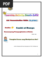 LS1 Fil-Sanhi at Bunga-Worksheets | PDF
