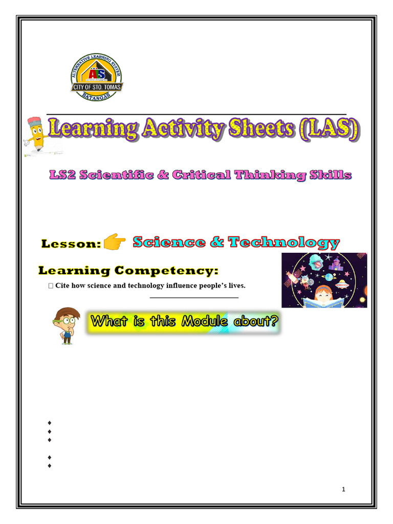 LS2 LAS (Science and Technology) | PDF | Science | Theory Of Relativity