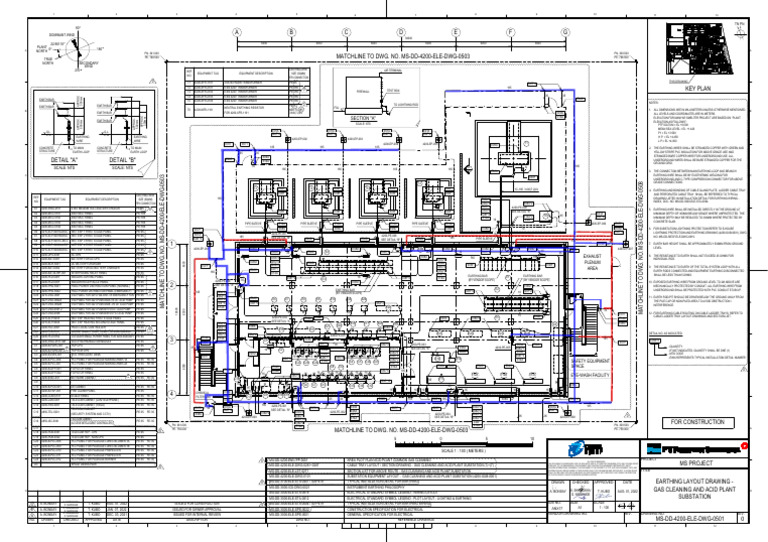 Ms DD 4200 Ele DWG 0501 - Rev0 1 | PDF | Wire | Electrical Wiring