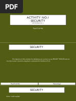 16.5.1 Packet Tracer Secure Network Devices IZt | PDF | Computer Network | Network Switch