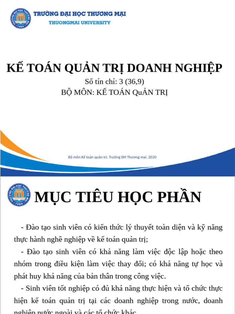 Slide KTQT Đã S A .Slide TMU | PDF