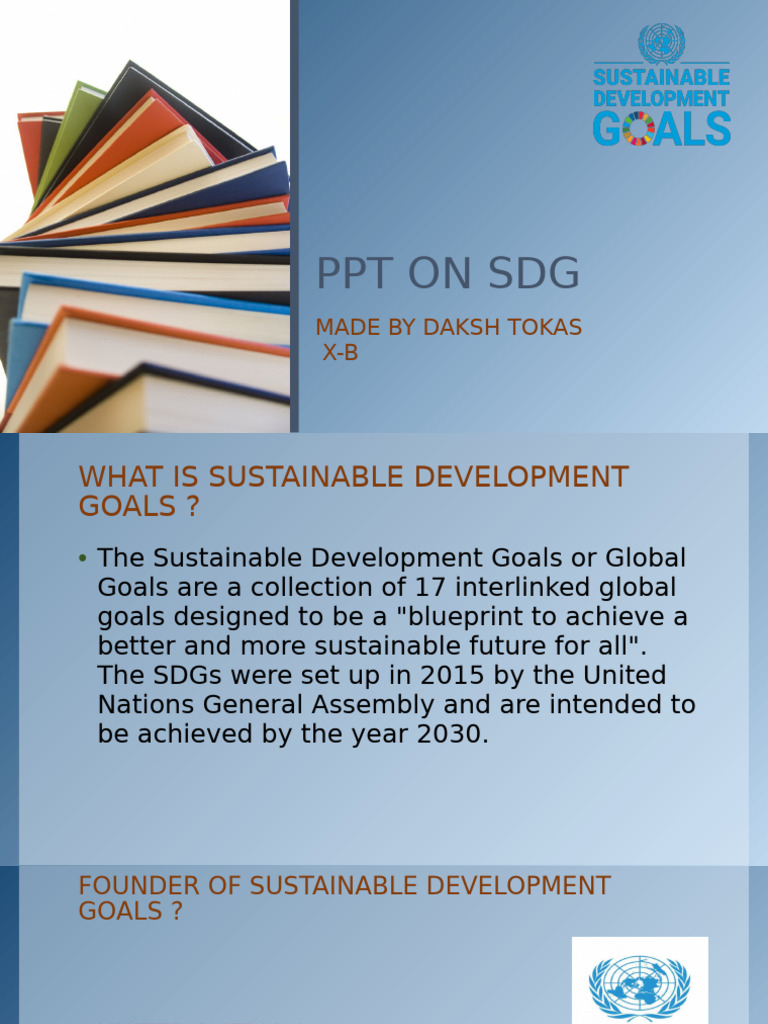 On SDG Class 9 Made by Abhi Masand | PDF | Career & Growth