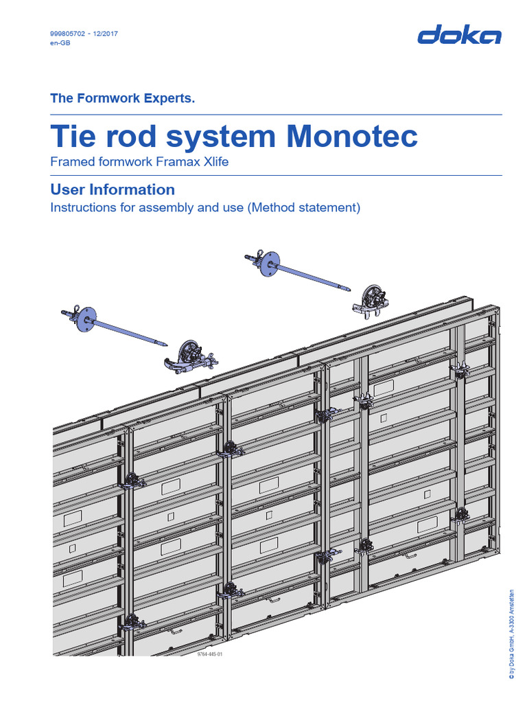 Tie Rod System Montec | PDF | Nut (Hardware) | Building Engineering