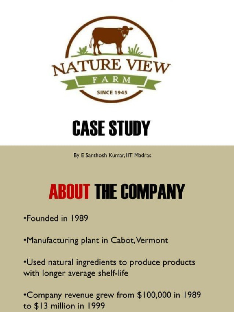 Natureview Farm - Harvard Case Study - 20241015 - 224622 | PDF