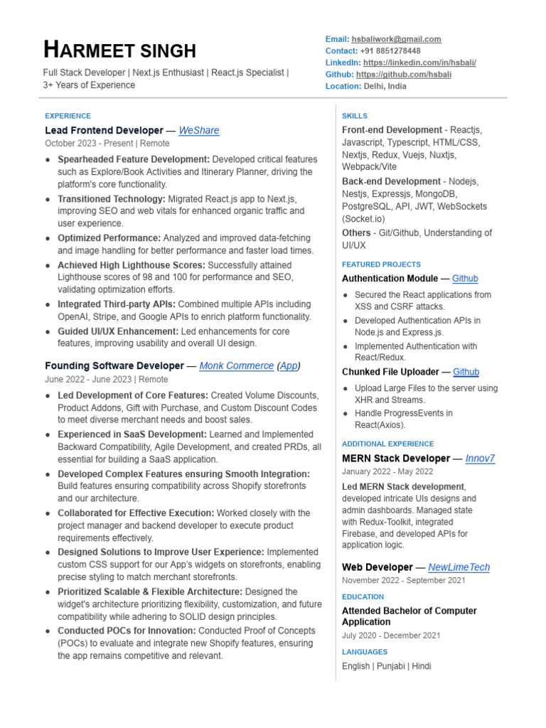 Imp Resume 01 | PDF | Computing | Software