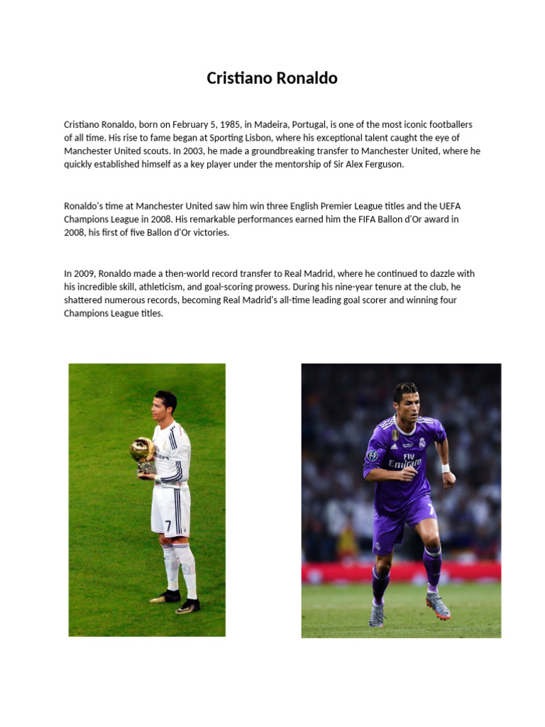 Cristiano Ronaldo | PDF