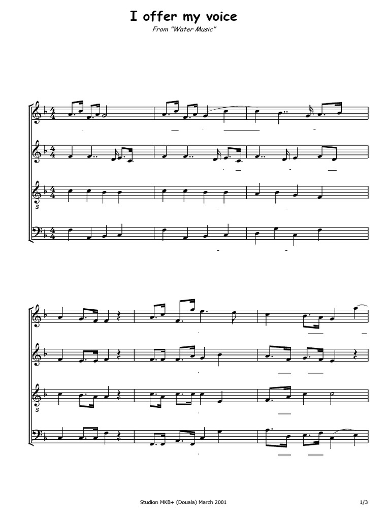 I Offer My Voice | PDF | Thou | Etiquette