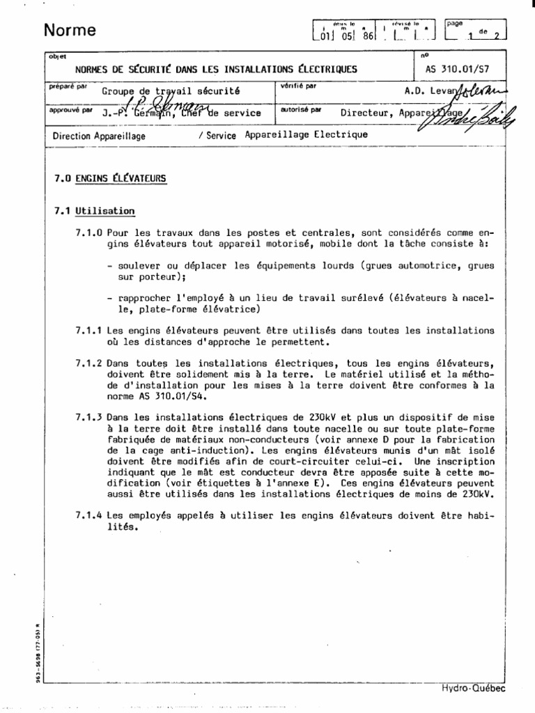 13-07 Annexe C AP GS N008 | PDF