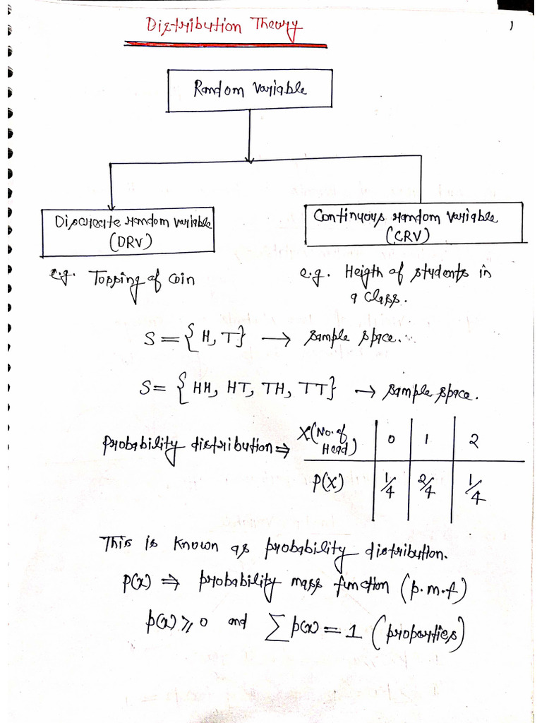 (Lecture-8) Discrete and Continuous Random Variables (Mean Variance) | PDF