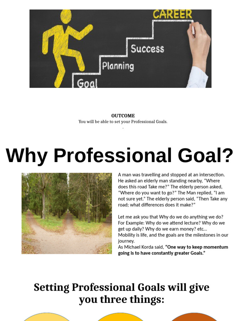 21 Professional Goal Setting | PDF