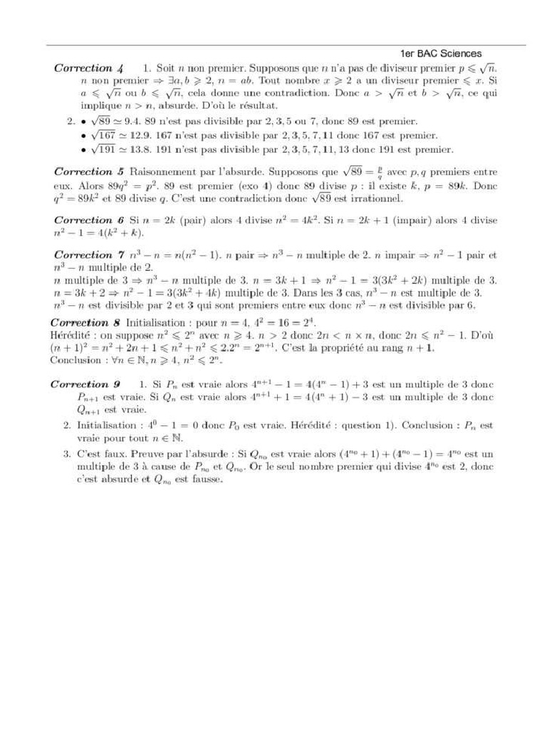 Logique Mathematique Exercices Corriges 1 1 724x1024 | PDF