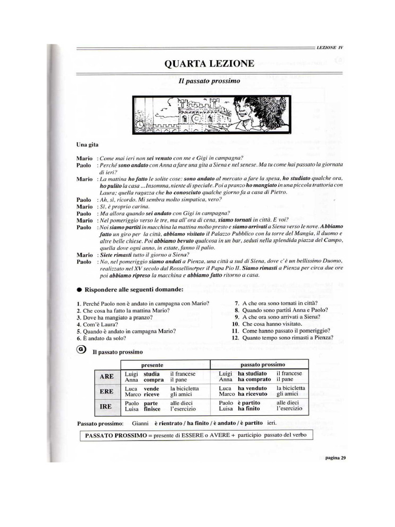 Passato Prossimo | PDF