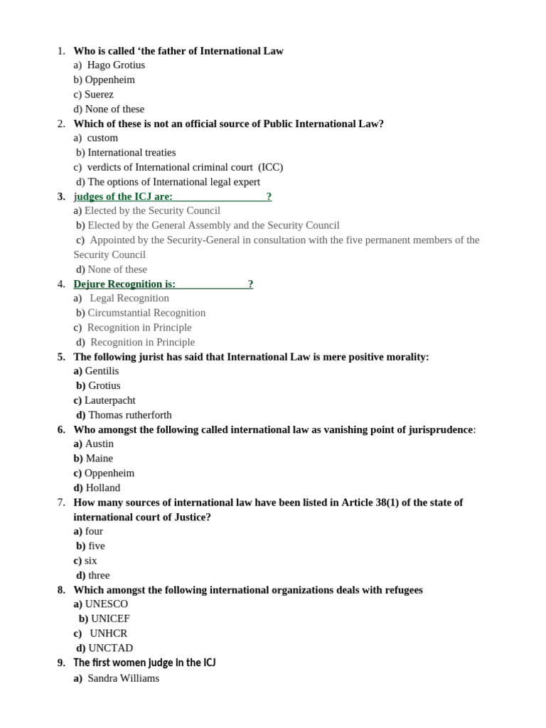 international law | PDF | International Law | Judiciaries