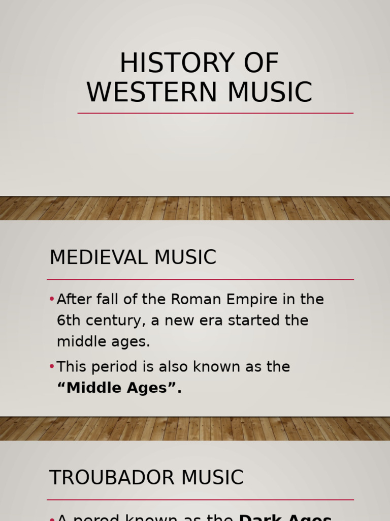 Evolution of Western Music History | PDF | Music Theory | Musicology