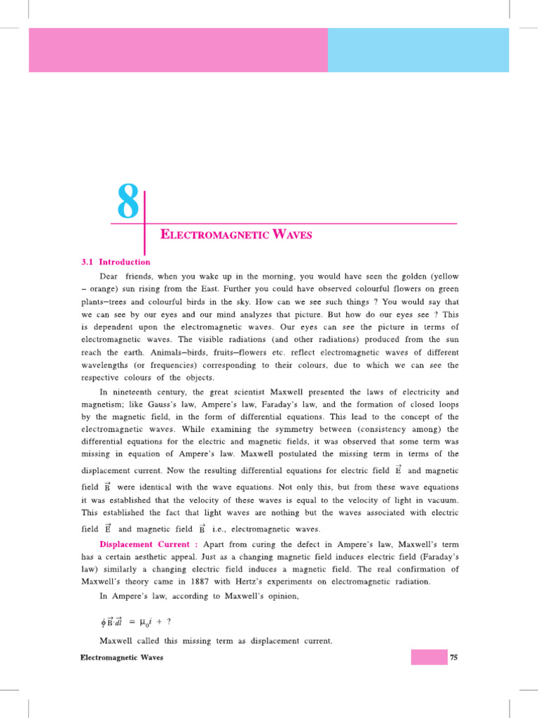 12 Physics Revision Book Chapter 8 | PDF