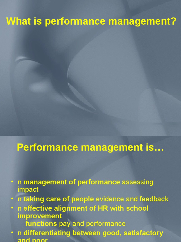 Understanding Performance Management Systems | PDF | Performance ...