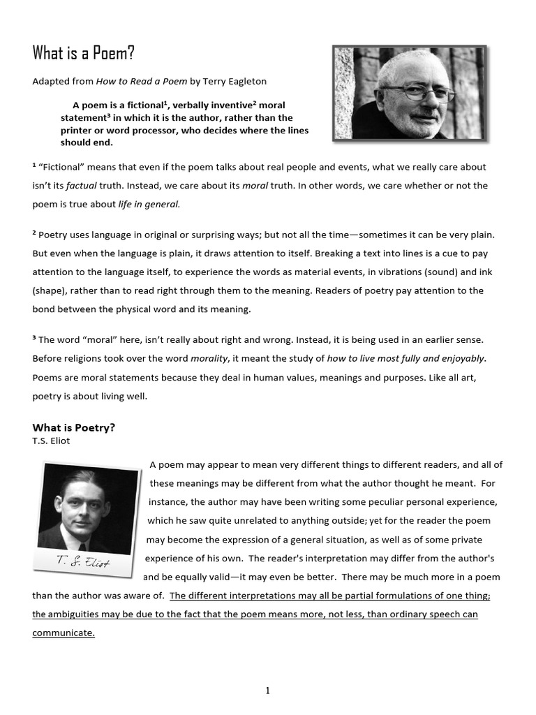 Defining Poetry and Poets | PDF | Poetry | Truth