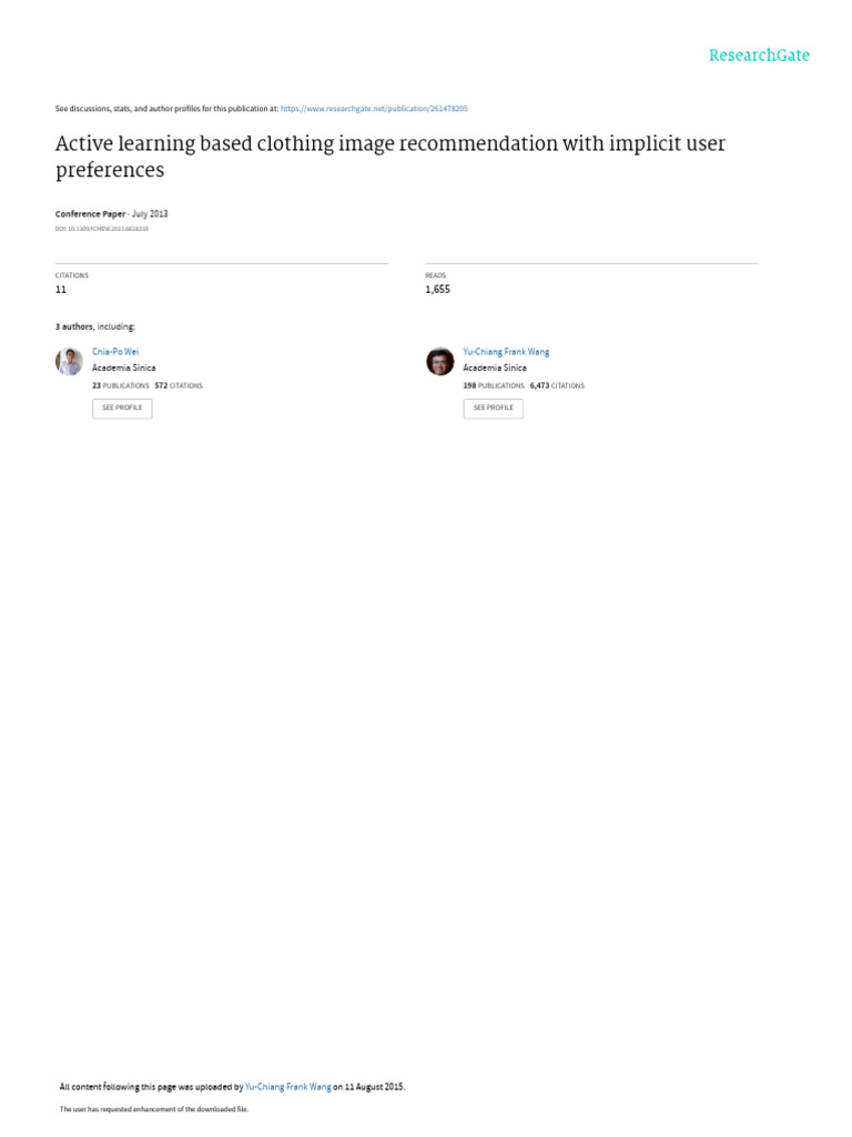 ICME 2013 Huang | PDF | Information Retrieval | Information Science