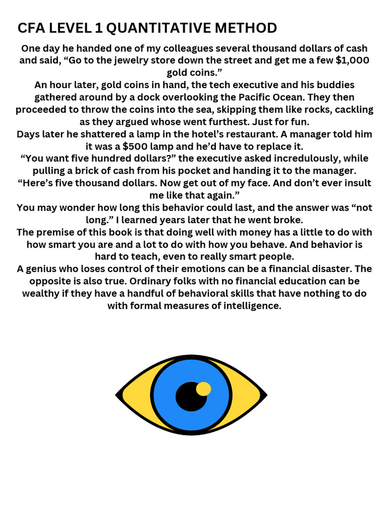 CFA LEVEL 1 QUANTITATIVE METHOD | PDF