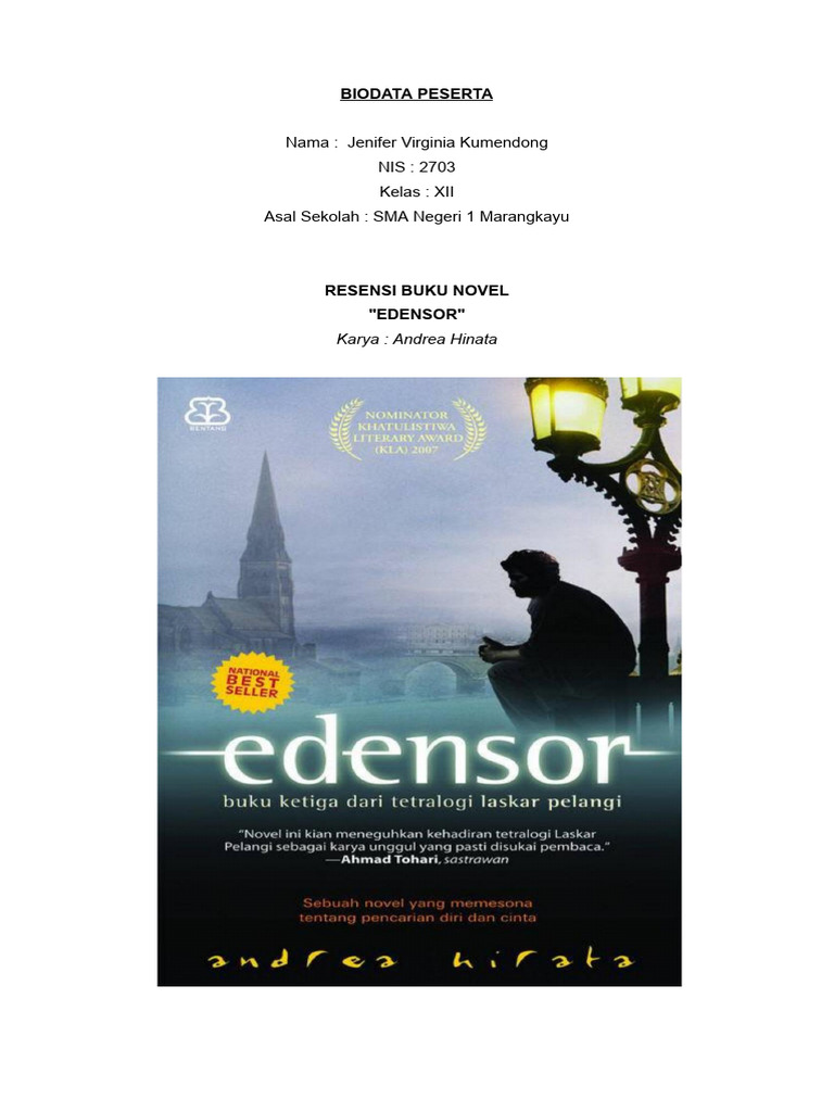 Resensi Oleh Jenifer SMAN1 Marang Kayu | PDF