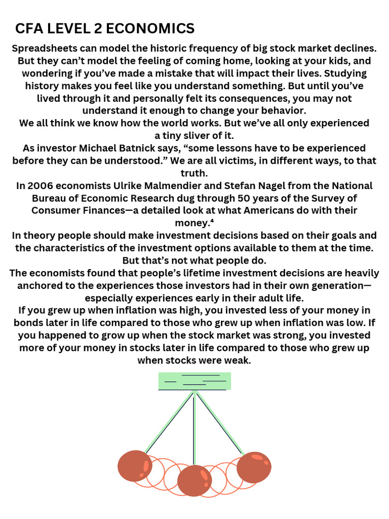 CFA LEVEL 2 ECONOMICS | PDF | Inflation | Investing