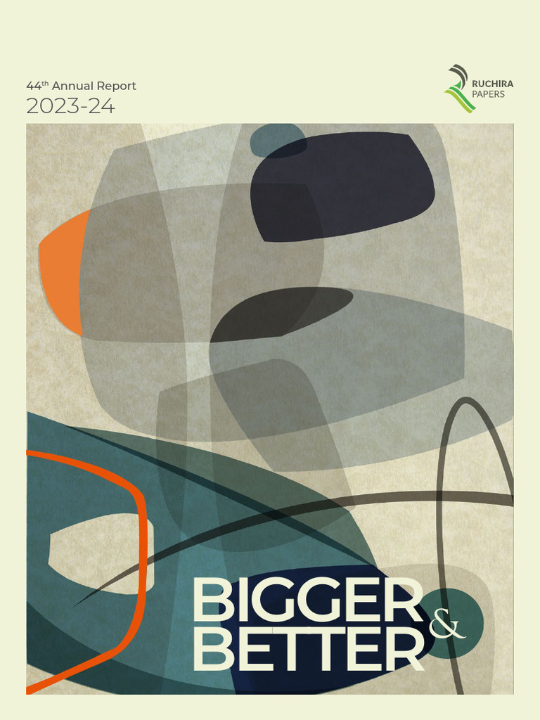 Ruchira Papers Annual Report 2023-24 | PDF | Sustainability | Paper