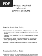 Irrecoverable Debts and Receivables Allowance | PDF | Expense ...